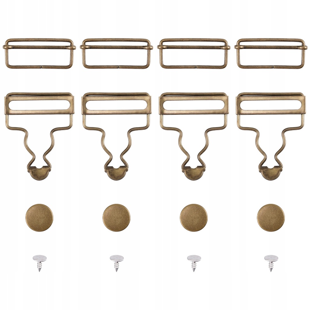 2 Inch Buckle Suspender Clips Strap Adjustment - 14901089559 ...