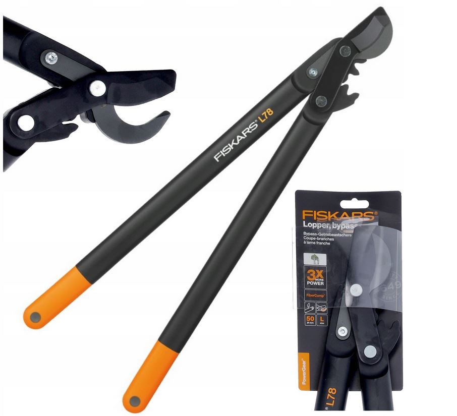 FISKARS POWERGEAR II L78 SEKATOR NOŻYCOWY DWURĘCZN - 13267690263 ...