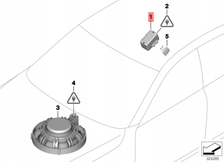 MIKROFON ZESTAWU GŁOŚNOMÓWIĄCEGO 6938762 OE BMW - 14688041166 ...