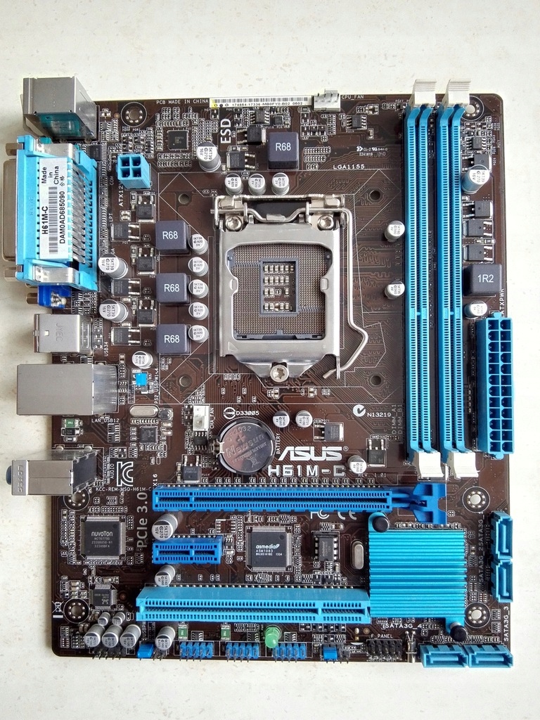 Płyta główna Asus H61M-C Micro ATX - 12214428978 - oficjalne archiwum ...