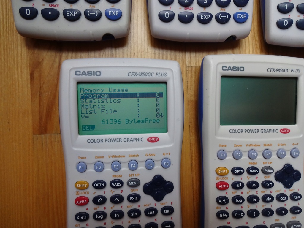 Kalkulator naukowy graficzny CASIO CFX-9850GC PLUS kolor student ...
