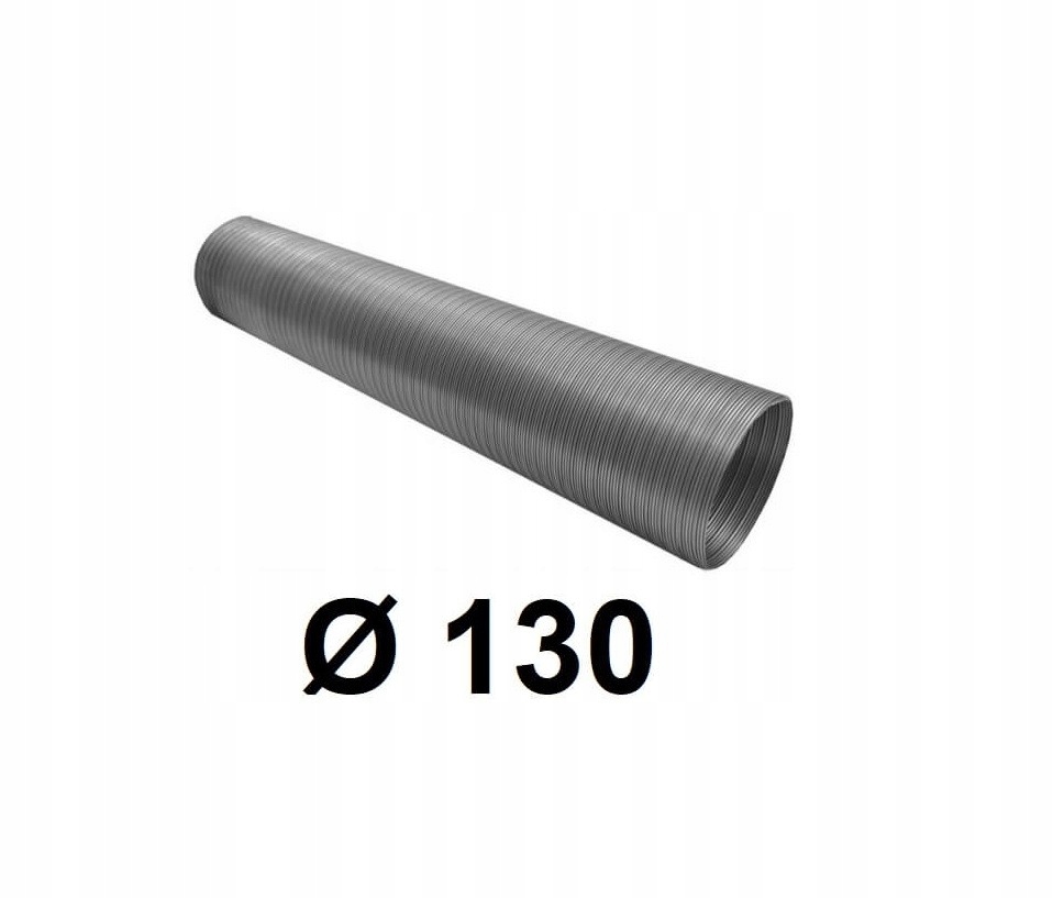 Rura dymowa kwasoodporna do kominka spiro 130 mm - 12378104287 - oficjalne archiwum Allegro