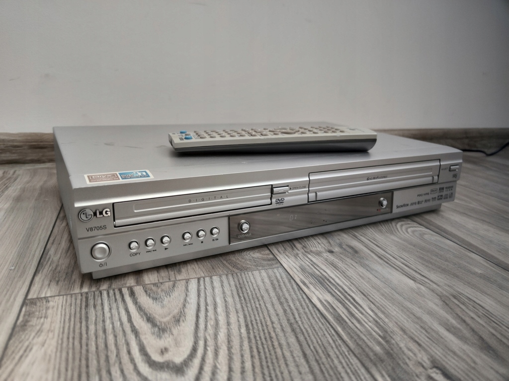 LG V8705S DVD/VHS combo 6HEAD LP PDC Divx PILOT - 12729885475 - oficjalne archiwum Allegro