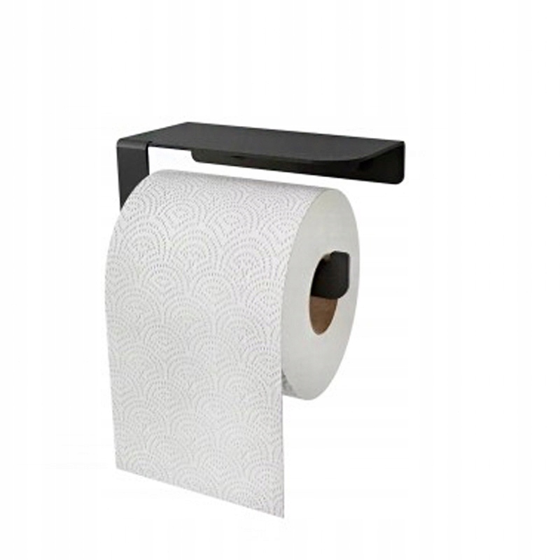 CZARNY UCHWYT NA PAPIER TOALETOWY DIARA - 13109574205 - oficjalne archiwum Allegro