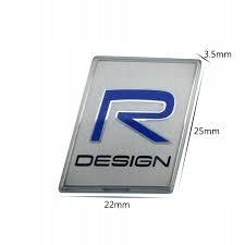 VOLVO R design emblemat T5 znaczek naklejka - 12886282278 - oficjalne ...