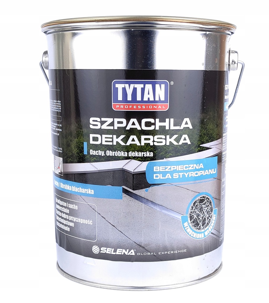 Szpachla Dekarska Tytan Professional Masa Uszczelniająca do Dachów 5kg ...