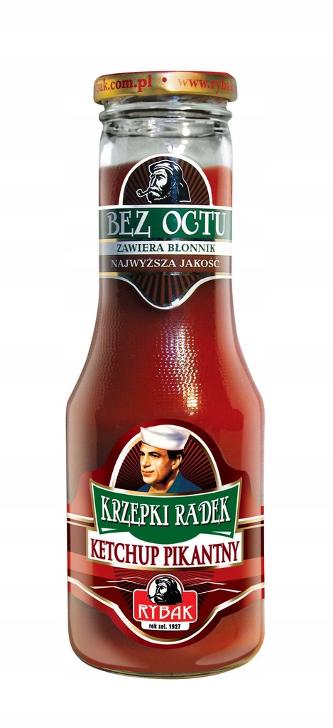 Ketchup Rybak Krzepki Radek pikantny 310g - 12267605747 - oficjalne ...