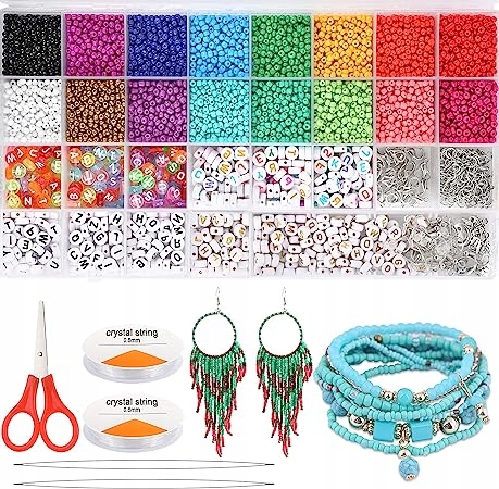 KORALIKI SZKLANE 8000 TYSIĘCY SZTUK 3MM DIY - 13979890191 - oficjalne archiwum Allegro