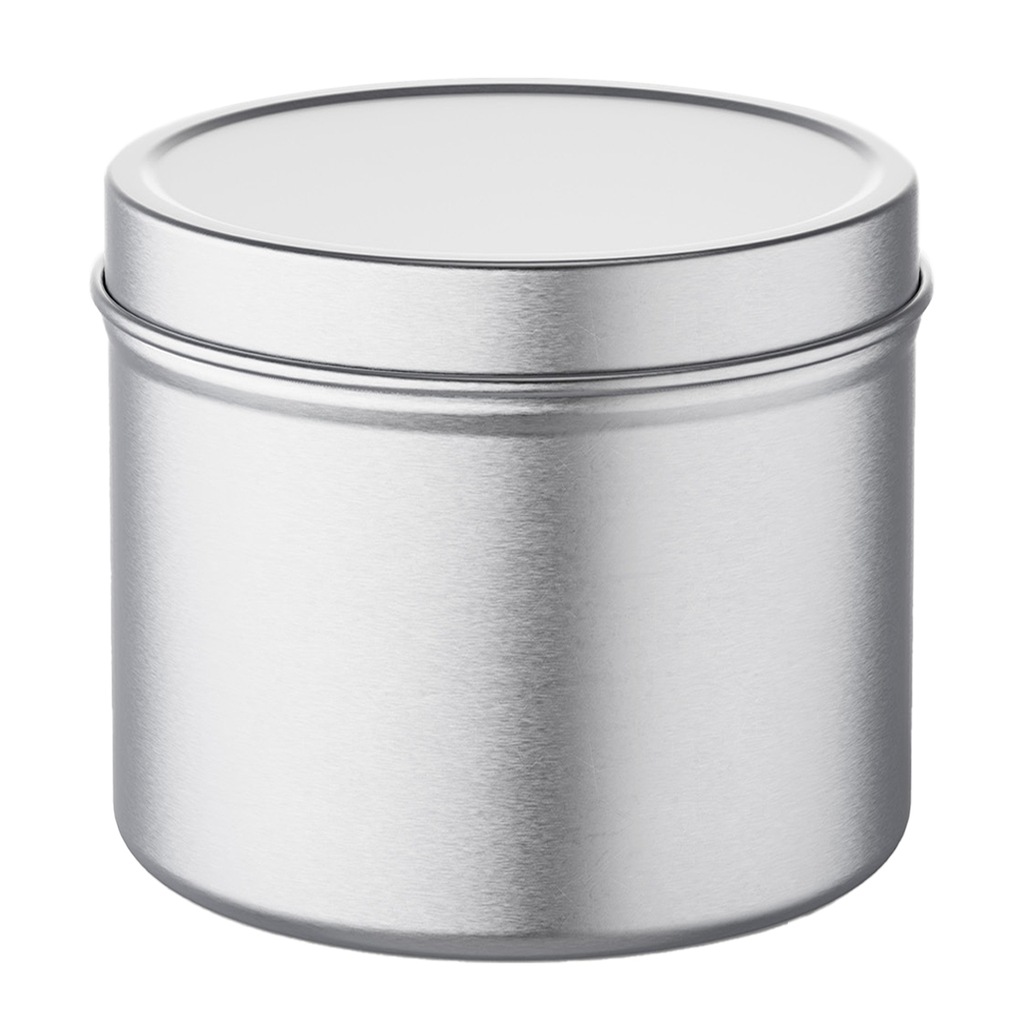 Puszka metalowa okrągła pojemnik z wieczkiem 500ml - 11449570257 ...