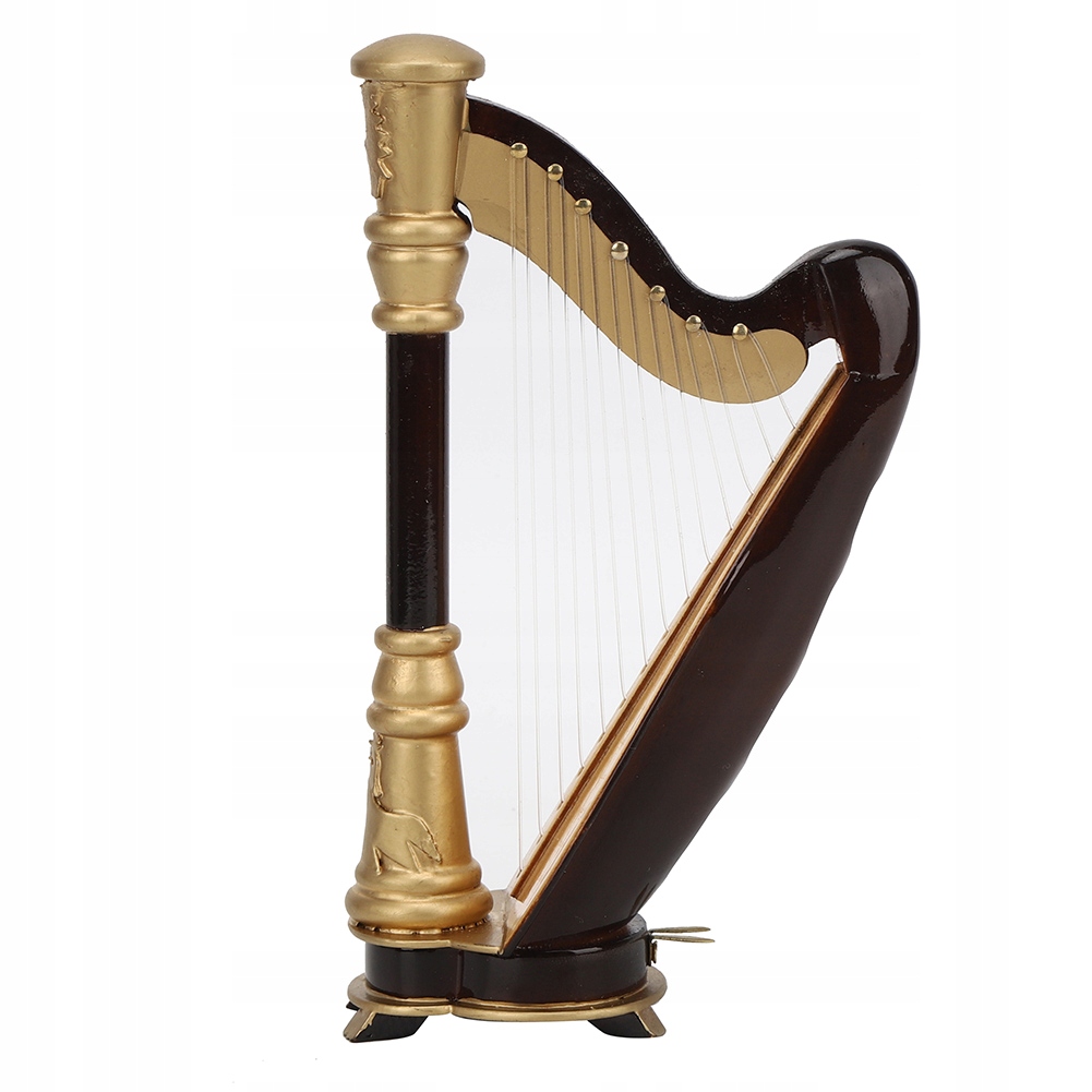 16CM drewniany miniaturowy model harfy Mini - 13464905791 - oficjalne ...