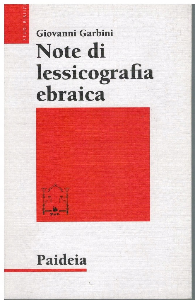 Garbini - Uwagi do leksykografii hebrajs hebrajski - 8171214153 ...