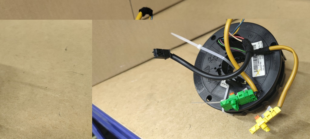 MERCEDES W203 CZUJNIK KĄTA SKRĘTU TAŚMA 1694640118 - 11634369985 ...