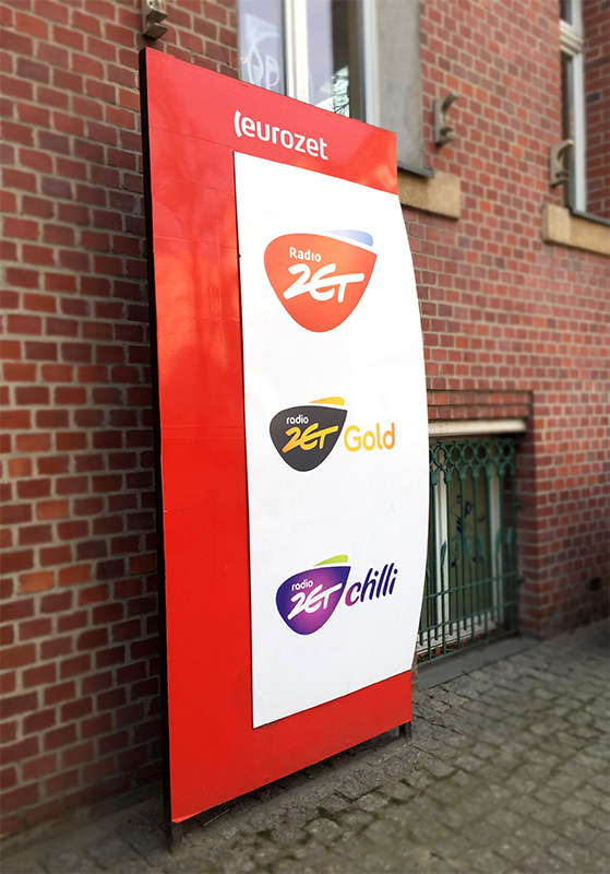 PYLON REKLAMOWY TOTEM TABLICE REKLAMOWE 2m x 80cm - 7610343921 ...