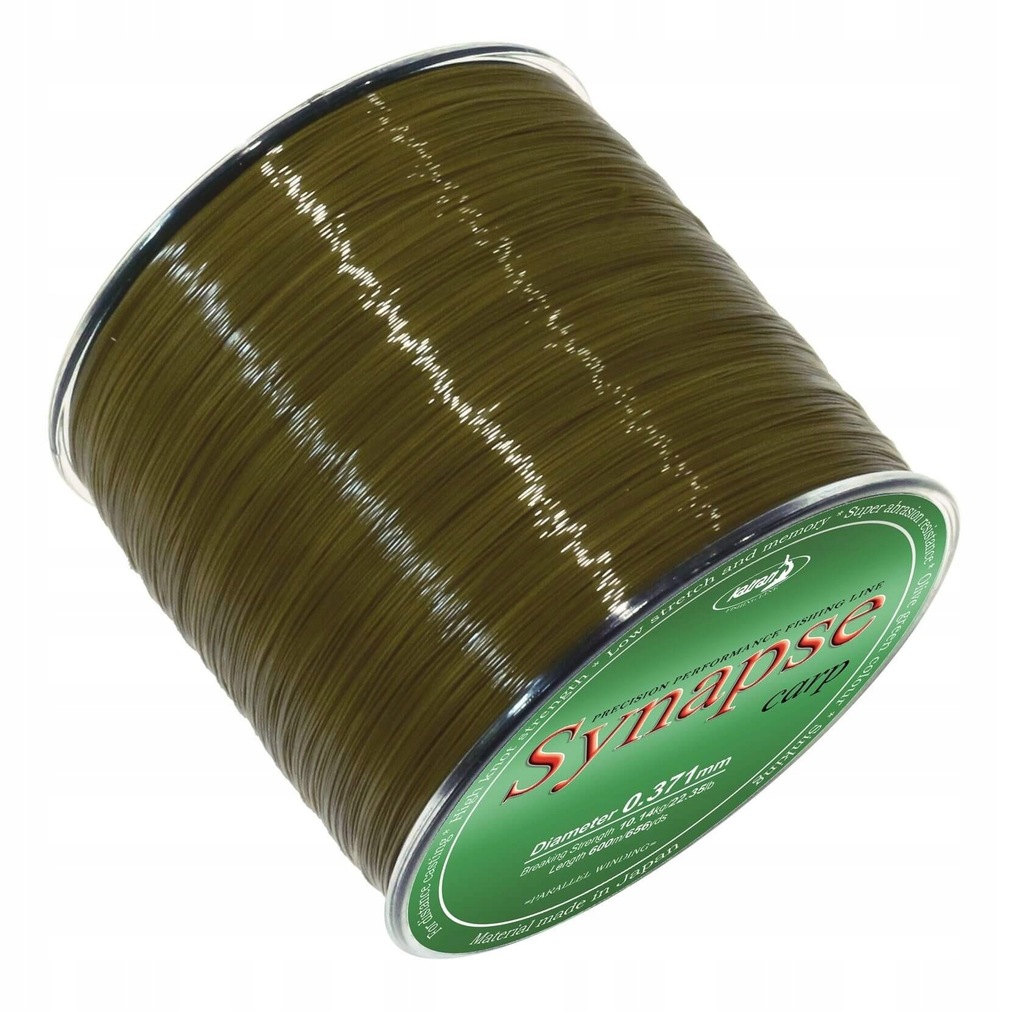 KATRAN FISHING LINE SYNAPSE CARP 0,370MM / 10,14KG - 12709728933 ...