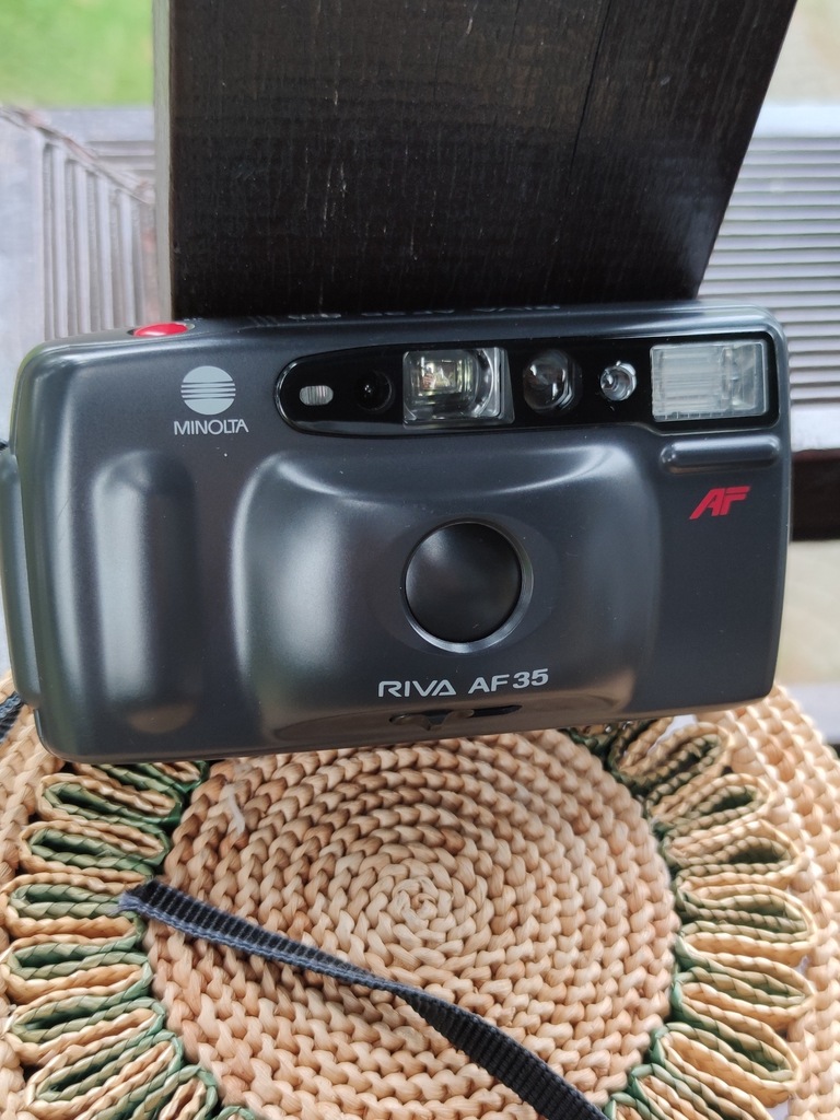Kultowy Aparat Minolta Riva 35af stan - 12763245372 - oficjalne archiwum Allegro