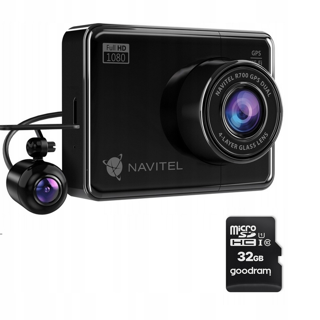 REJESTRATOR NAVITEL R700 GPS DUAL GPS 2x KAMERA - 12601950182 ...