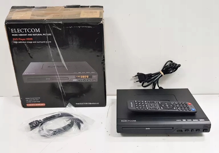 ODTWARZACZ DVD ELECTCOM USB FULL HD HDMI - 12378527425 - oficjalne ...