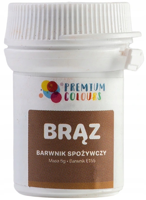 Barwnik Spożywczy w Proszku Brązowy Tort 5g - 13791460172 - oficjalne archiwum Allegro