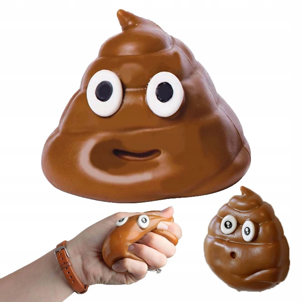 Gniotek antystresowy Sticky Poo Crew Zabawka antystresowa Sztuczna Kupa - 14646435668 ...
