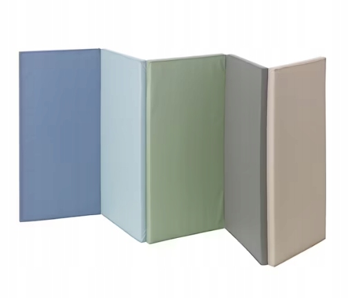 IKEA PLUFSIG Składana mata gimnastyczna, niebieski - 12678299054 ...