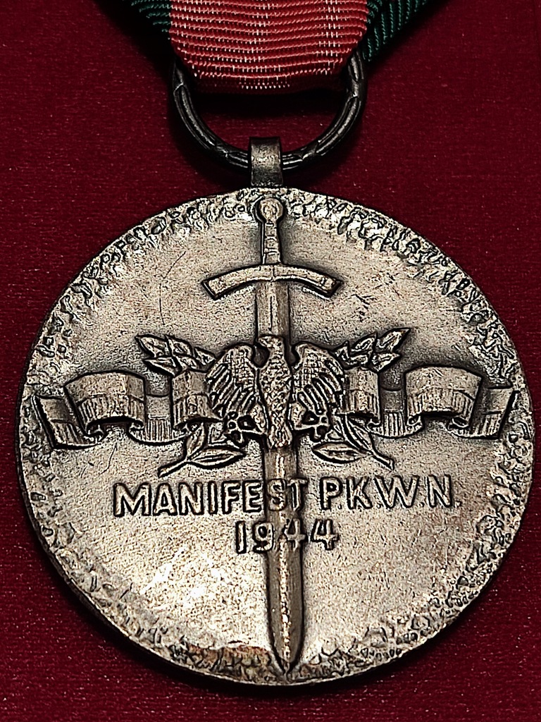 Medal MANIFEST PKWN-1944 w Obronie Władzy Ludowej - 13402927670 ...
