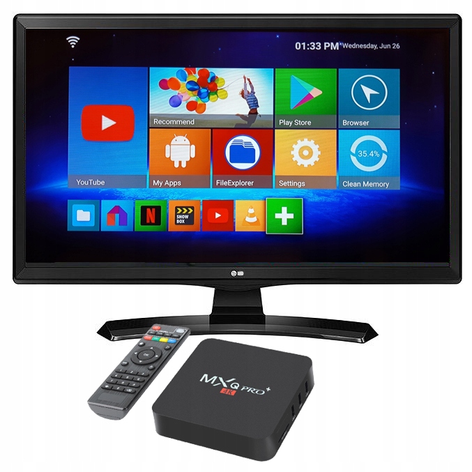 SMART TV BOX 5G MXQ PRO+ 4K 2/16GB Android 9.0 - 9022889190 - oficjalne ...