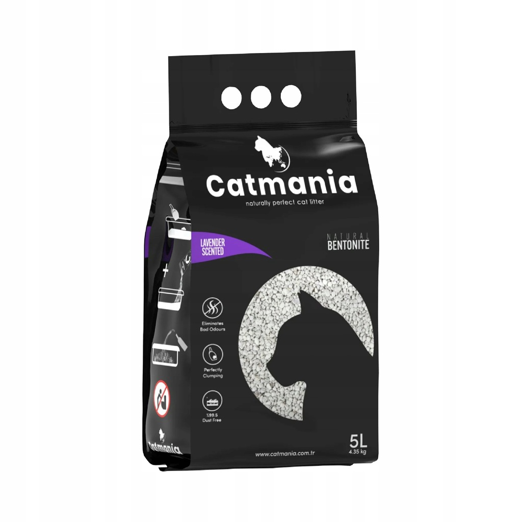 Żwirek bentonitowy Catmania Lawenda 5L - 14243111171 - oficjalne ...