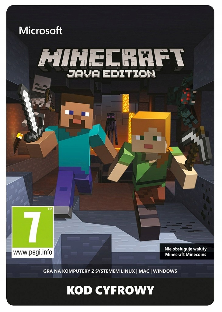 Minecraft Premium Java Edition |KLUCZ|PC| - 12224502377 - oficjalne ...