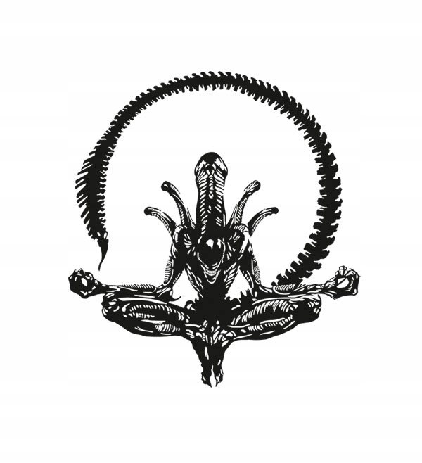 ALIEN YOGA koszulki filmowe xenomorph L - 6906687794 - oficjalne ...