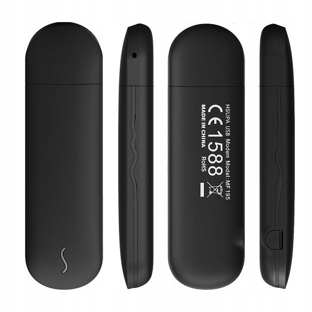 Modem USB ZTE MF 195E 3G na kartę SIM bez simlocka - 13356602381 ...