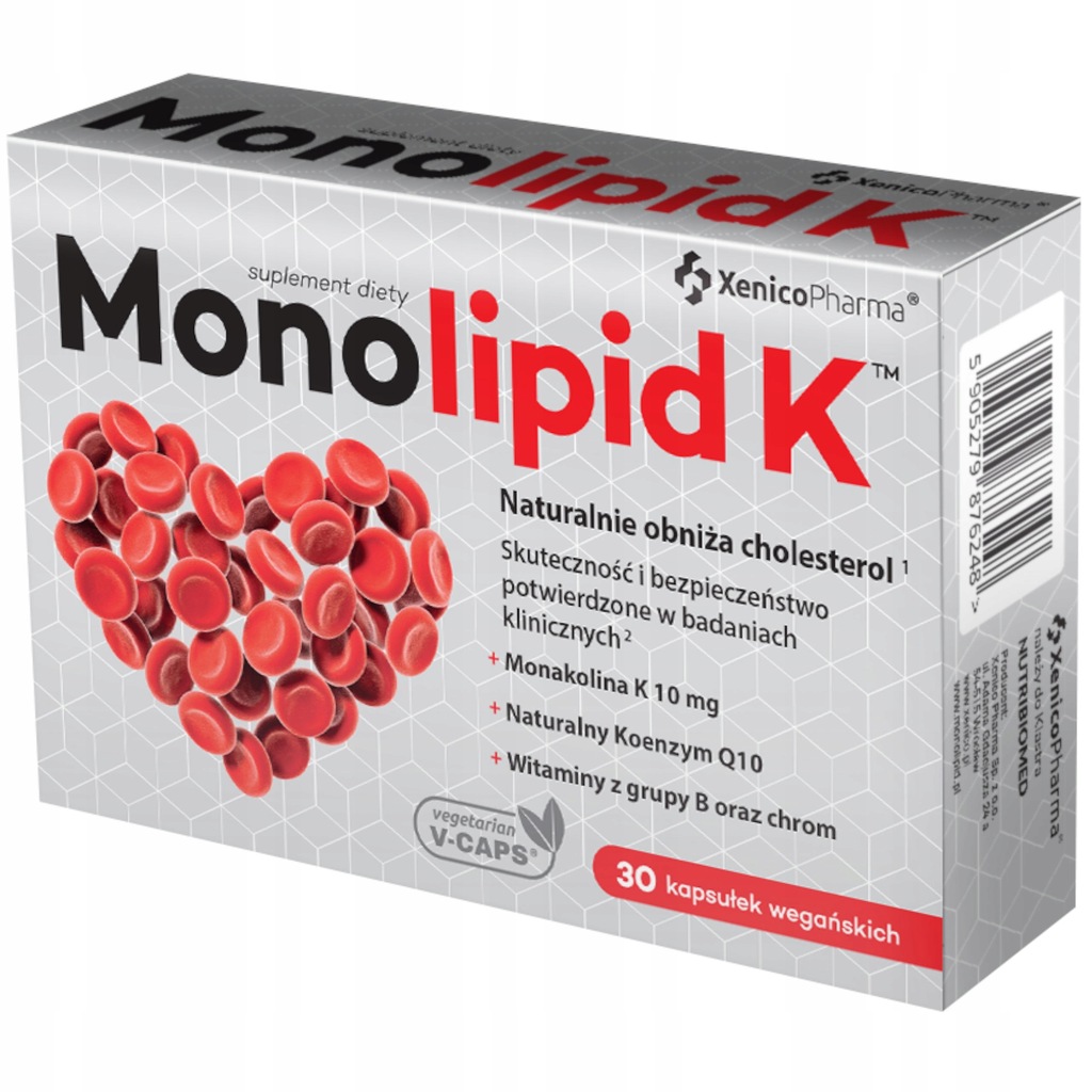 Monolipid K tabletki na cholesterol 10 mg 30 - 11272893343 - oficjalne ...