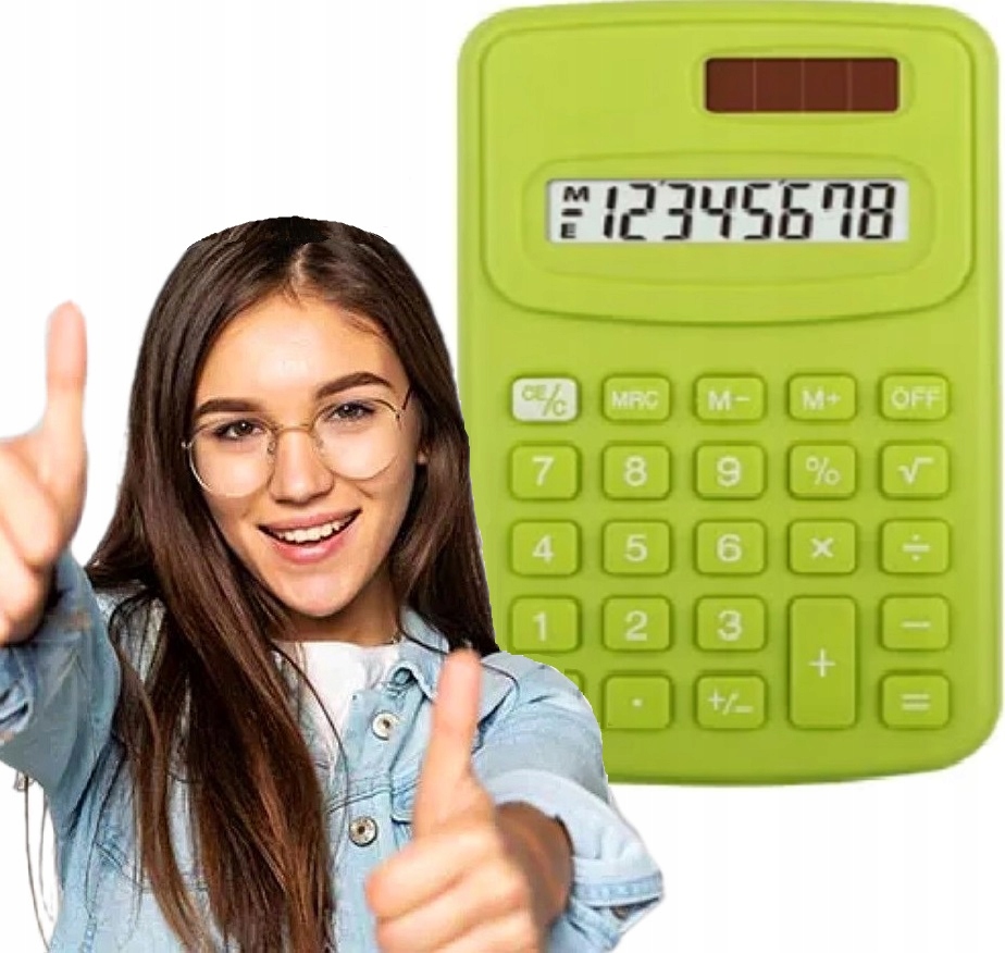 KALKULATOR SZKOLNY MATEMATYCZNY PROSTY KIESZONKOWY NA EGZAMIN ...