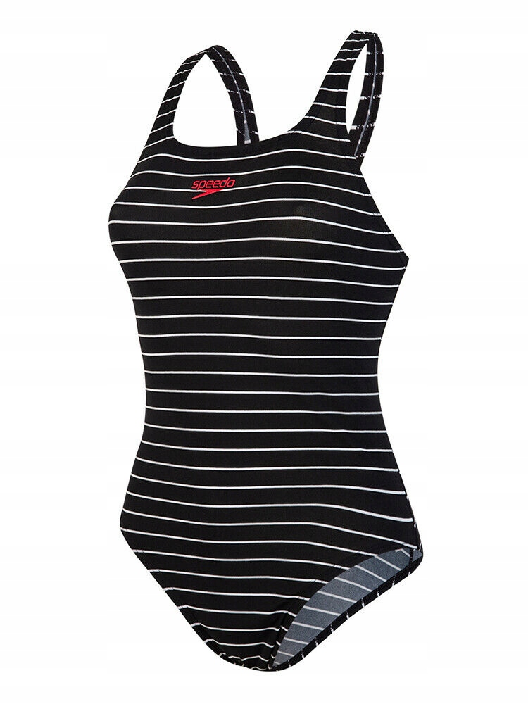 SPEEDO ENDURANCE+ PRINTED MEDALIST BLACK strój kąpielowy r,38 ...