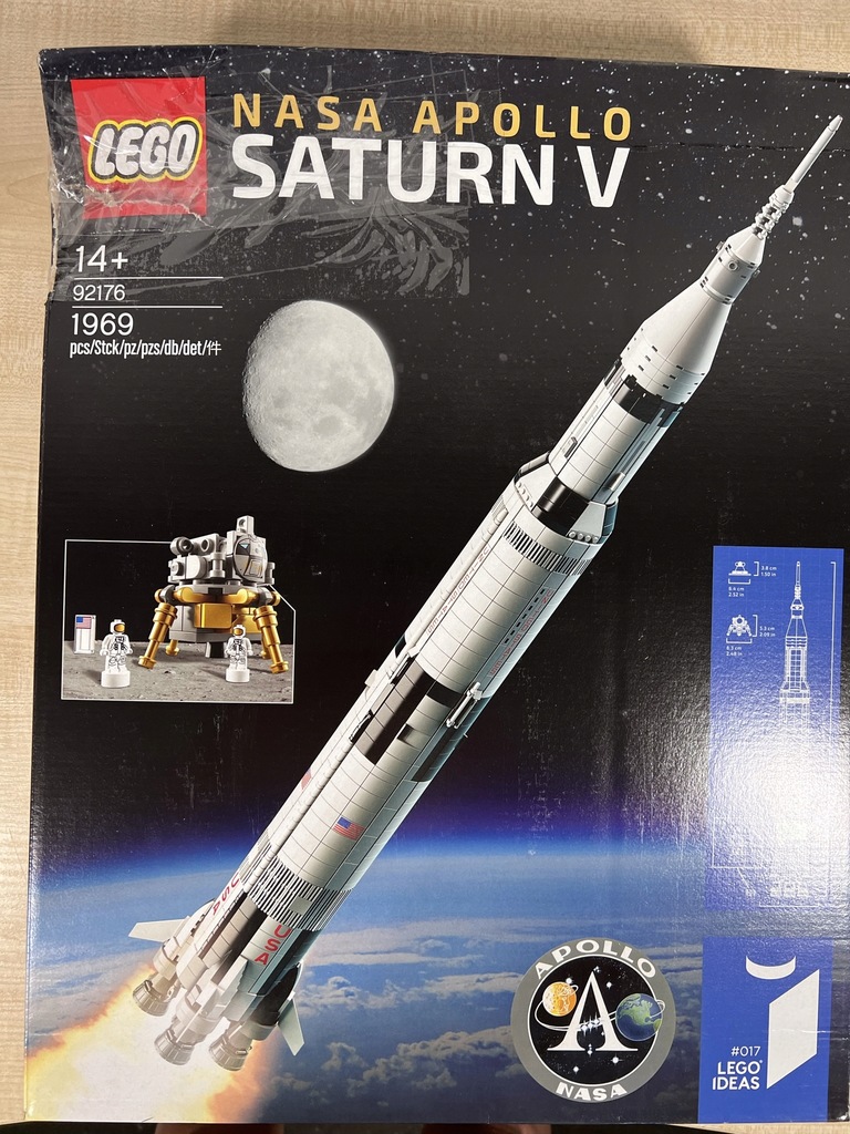 Lego IDEAS 92176 Rakieta NASA Apollo Saturn V - 12323810811 - oficjalne ...