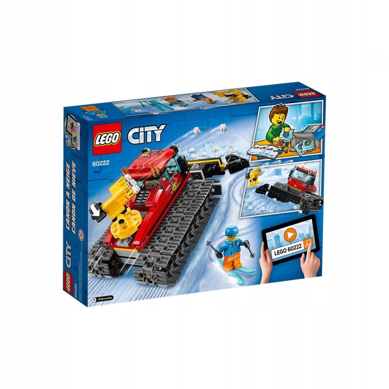 KLOCKI LEGO CITY PŁUG ŚNIEŻNY GĄSIENICOWY 60222 - 9238770862 ...