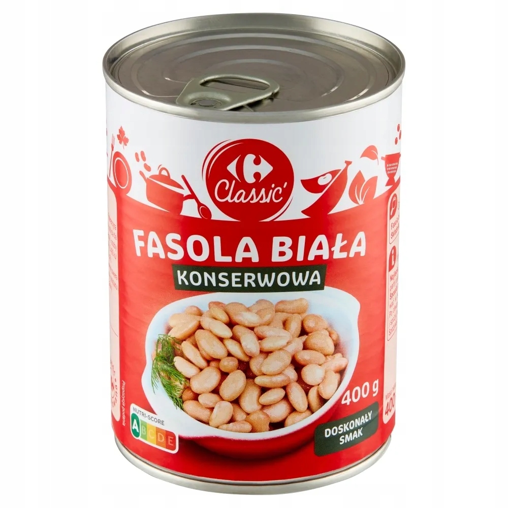 Carrefour Classic Fasola biała konserwowa 400 g - 13983859306 ...