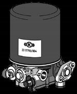 KNORR-BREMSE K024635N50 Osuszacz powietrza, instal - 12602877738 ...