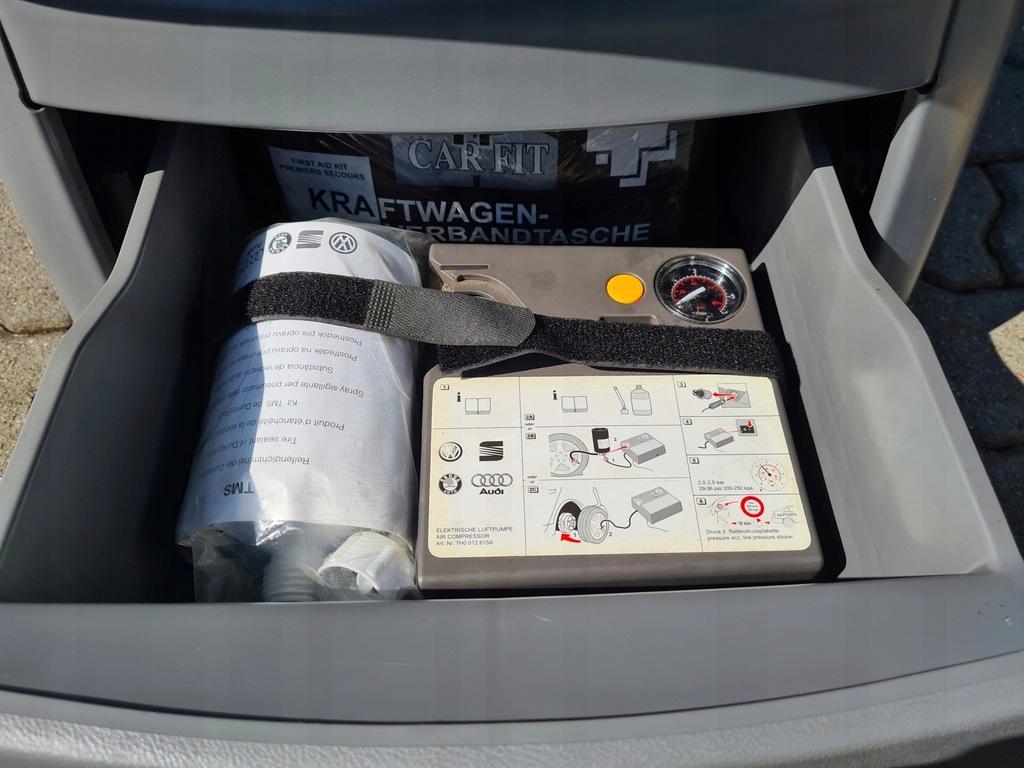 zestaw naprawczy koła kompresor klej VW T5 T6 - 12640710194 - oficjalne archiwum Allegro