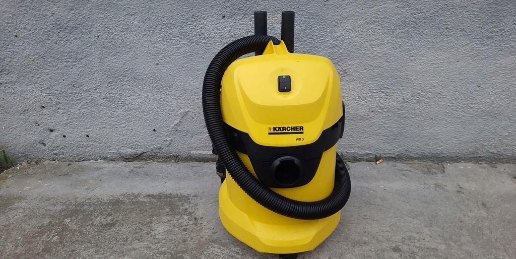 KARCHER WD 3 17L odkurzacz warsztatowy IDEAŁ! - 12830664613 - oficjalne archiwum Allegro