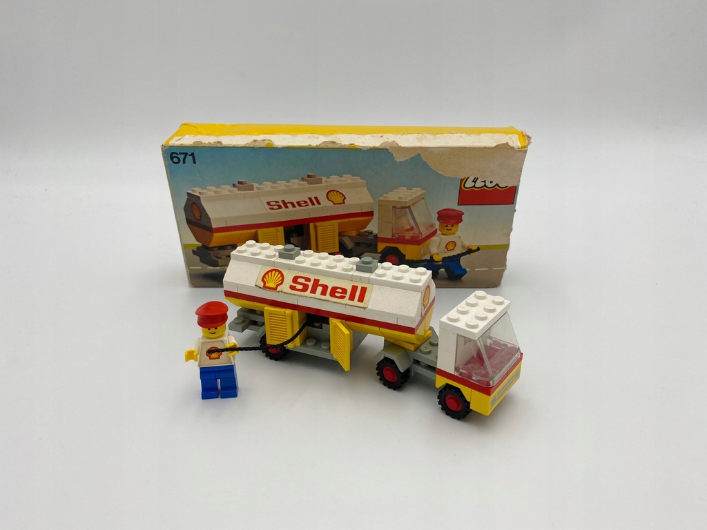Lego 671 Shell Fuel pumper Town cysterna city BOX - 11112741516 ...