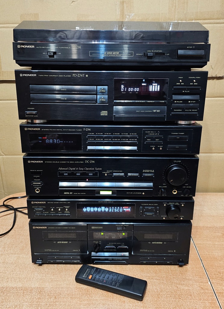 Wieża PIONEER DC-Z94 | Pilot | Equalizer | Gramofon | - 15213680629 ...