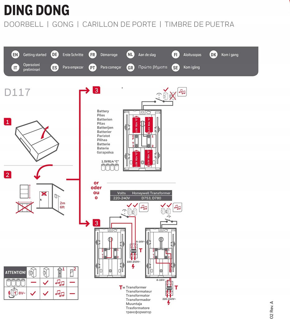 Dzwonek bezprzewodowe Friedland D117 - 10680941229 - oficjalne archiwum ...