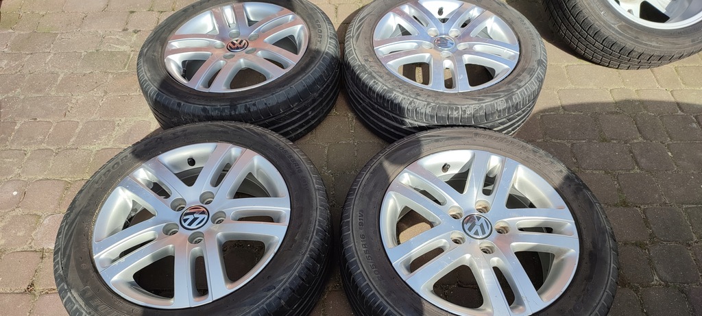 Felgi Aluminiowe Oryg. Vw Golf V VI Touran 16 Cali 6,5Jx16 Et50 ...