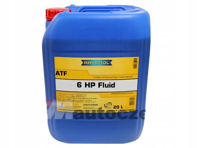 OLEJ RAVENOL ATF 6HP Fluid 20L BMW ZF 6HP19 6HP26 - 7475100801 ...