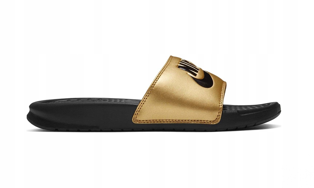 NIKE ZLOTE DAMSKIE BASEN KLAPKI BENASSI JDI 36.5 - 9581221464 ...