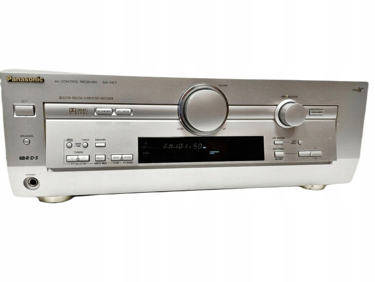 AMPLITUNER PANASONIC SA-HE7 5.1 SREBRNY - 12627960072 - oficjalne archiwum Allegro