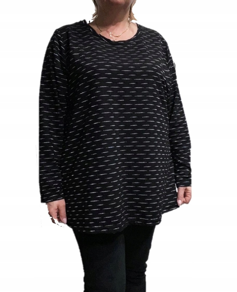 ELASTYCZNA BLUZKA BROKAT SREBRO 5XL 54 56 - 15043835344 - oficjalne archiwum Allegro
