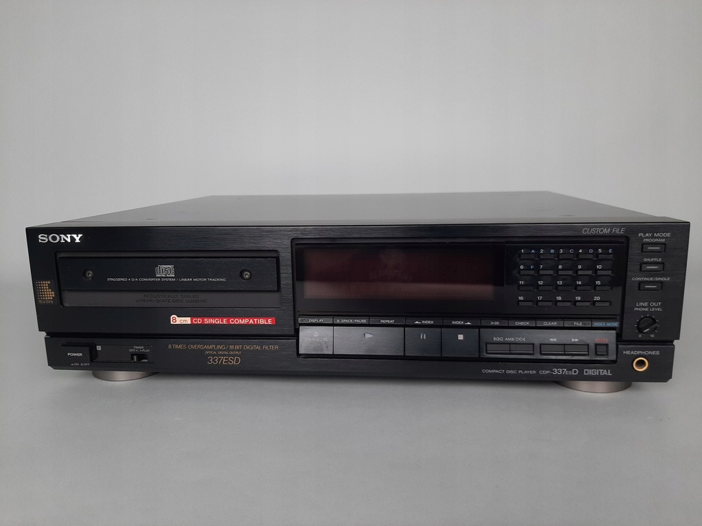 Odtwarzacz CD Sony CDP-337ESD Digital TOP Unikat - 14857563681 - oficjalne archiwum Allegro