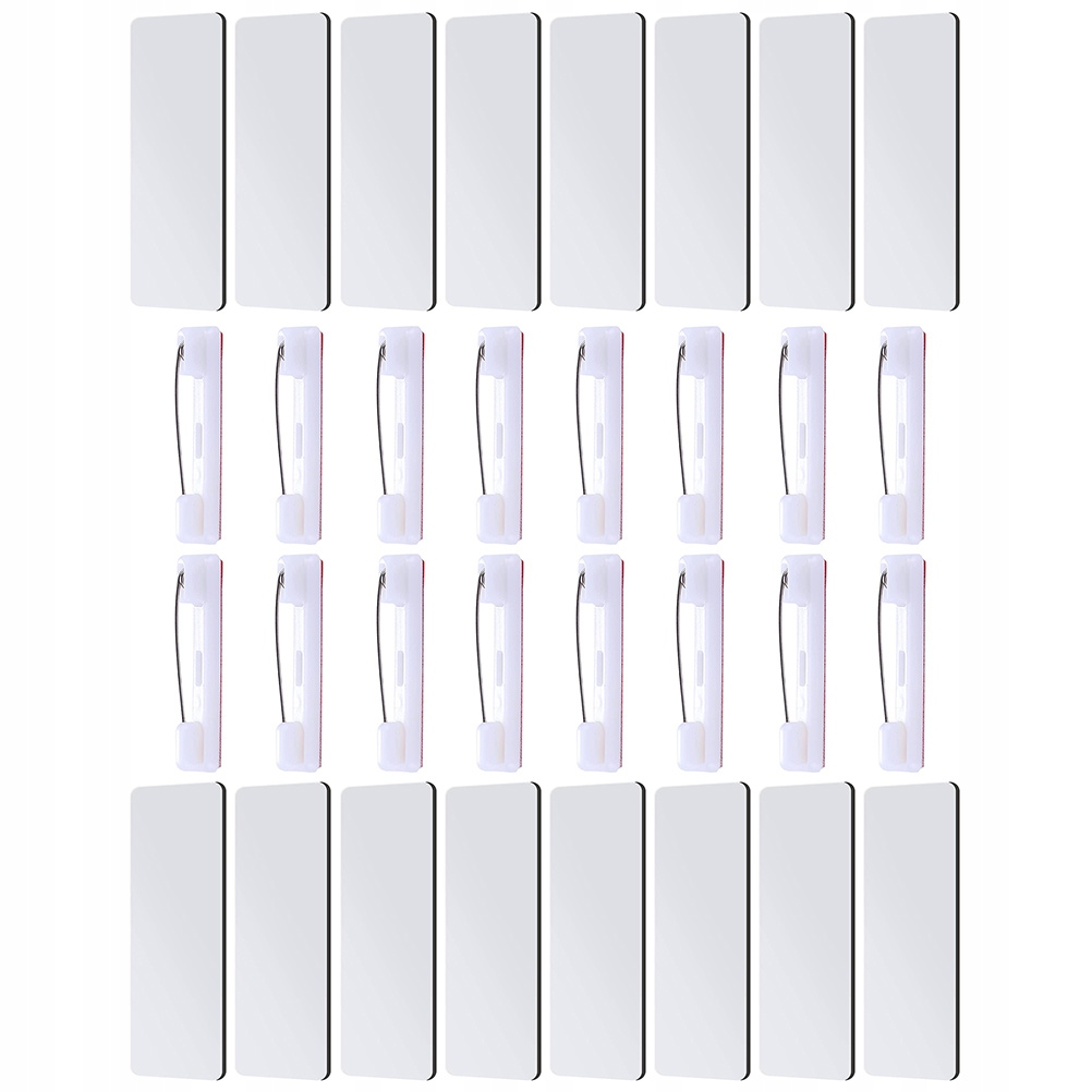 Plastic Name Tags Badge Pin Backing Magnet 16 Pcs - 14113451902 ...