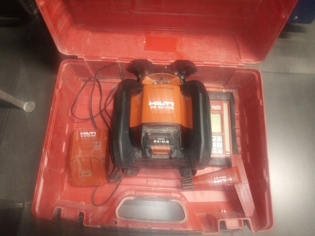 Niwelator hilti PR 30 HVS A12 detektor PRA 30 - 13701430892 - oficjalne archiwum Allegro